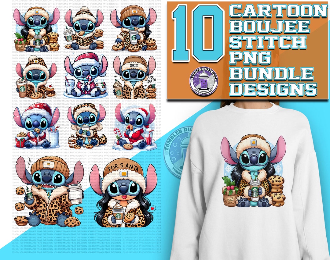 10 Boujee Sttch Png Clipart Design Sttch Cartoon Png Design - Etsy