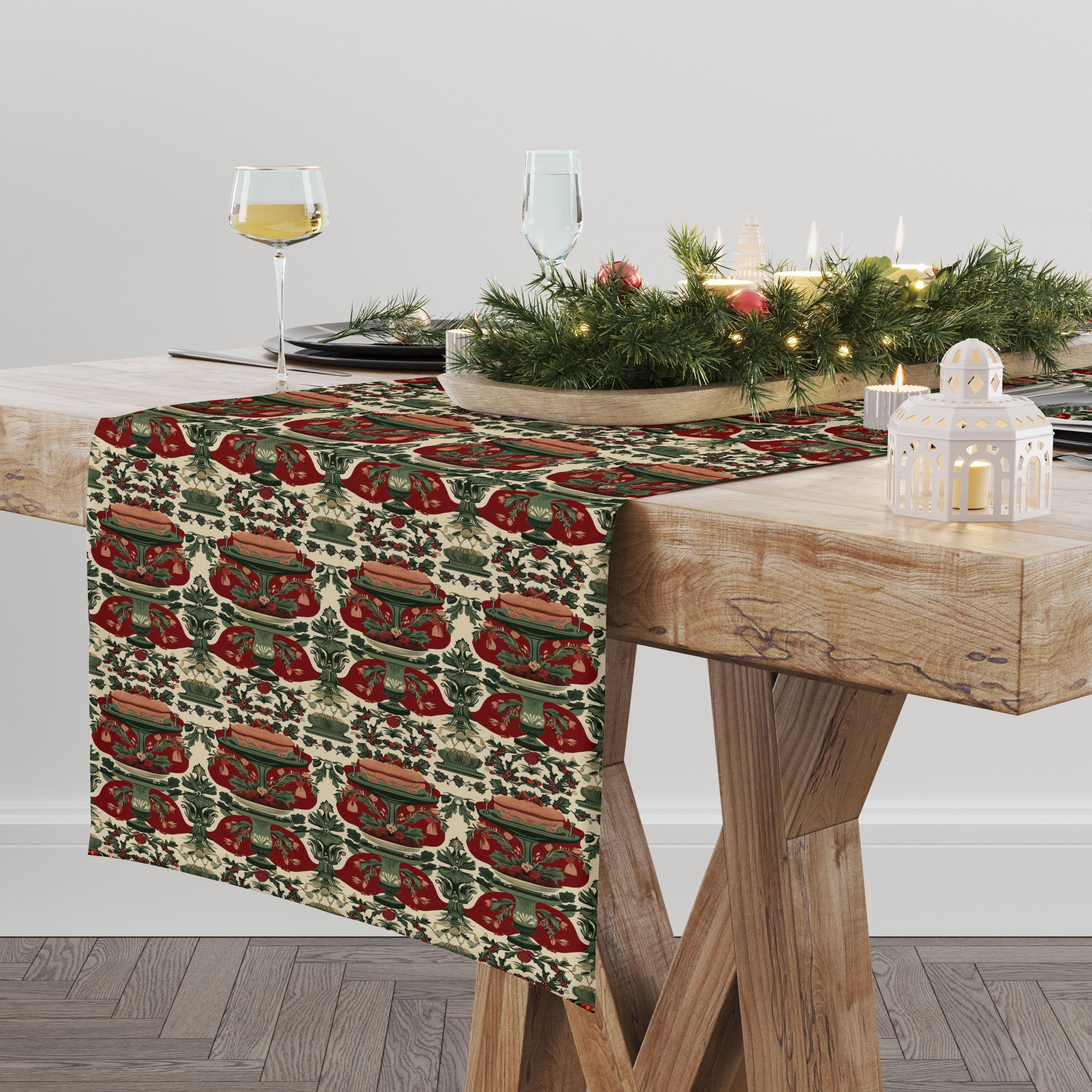 William Morris Christmas Table Runner, William Morris Christmas Table ...