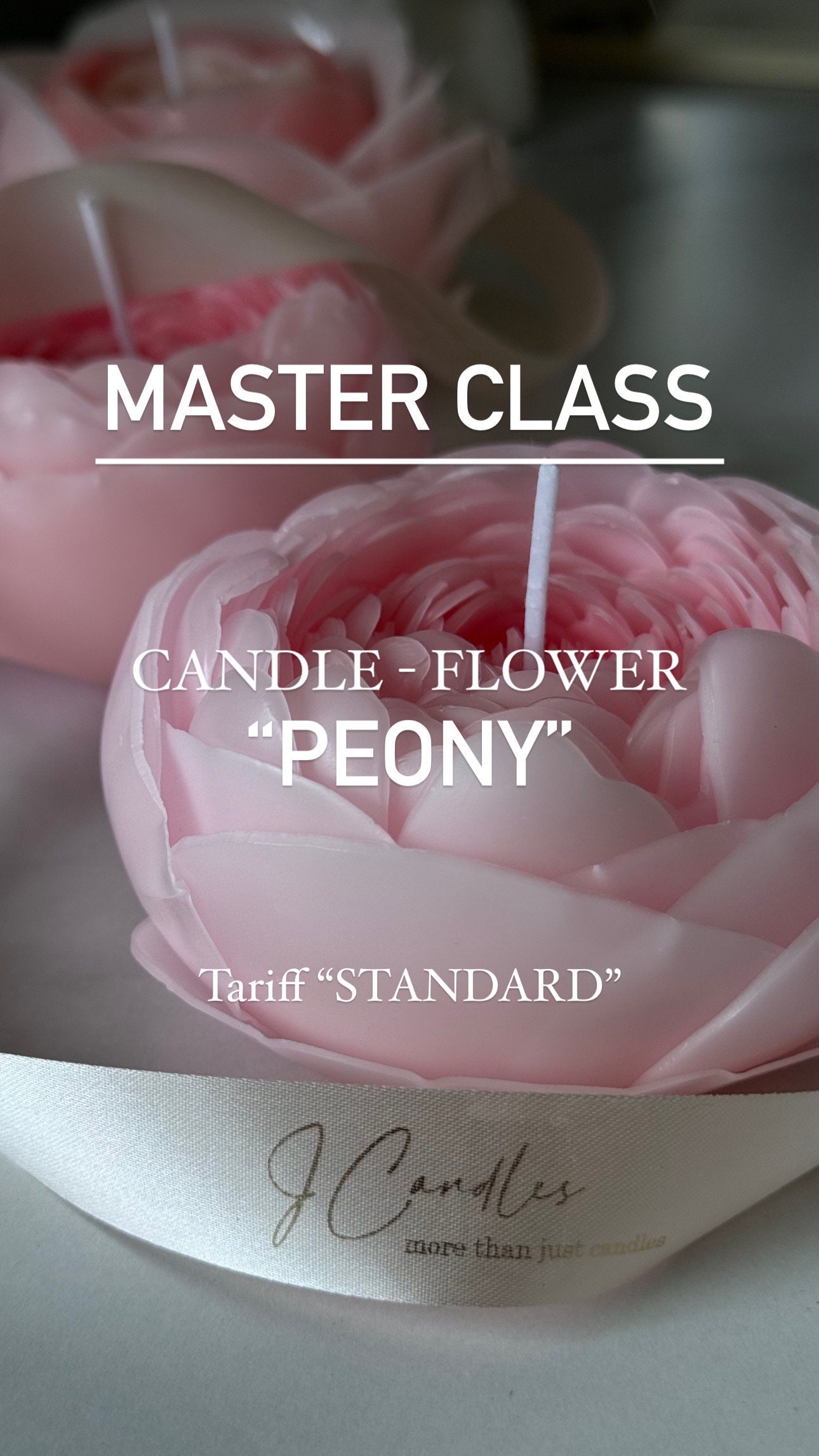 Masterclass Candle-flower Peony Standard - Etsy