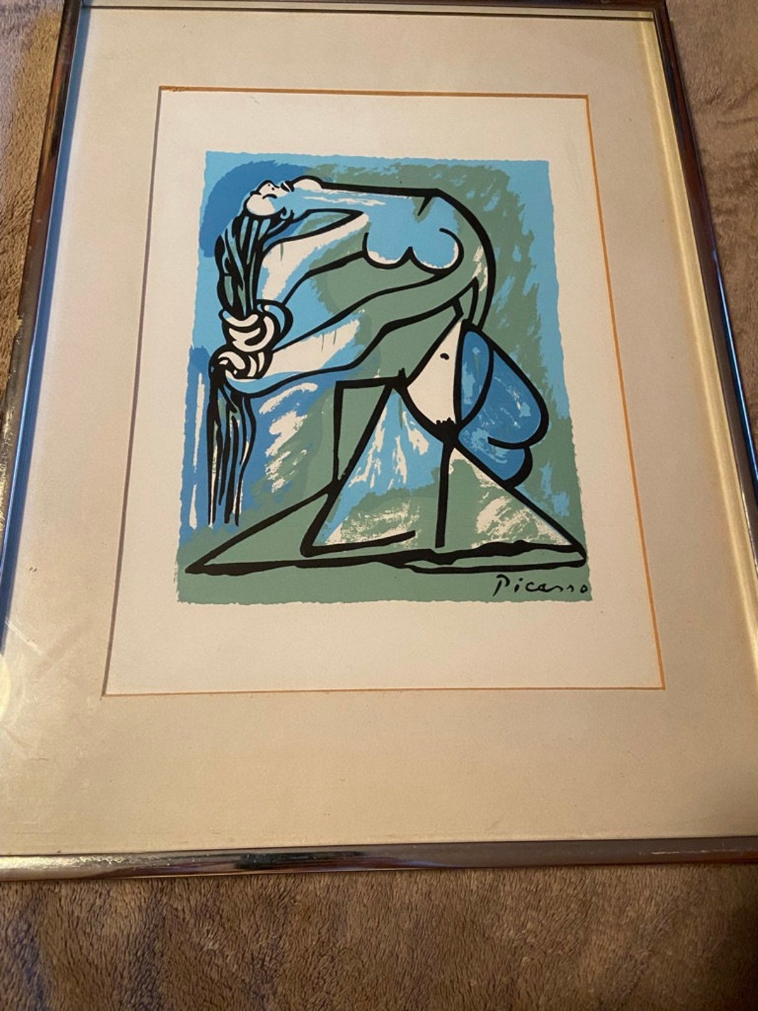Pablo Picasso nude Bather CUSTOM FRAMED Serigraph - Etsy