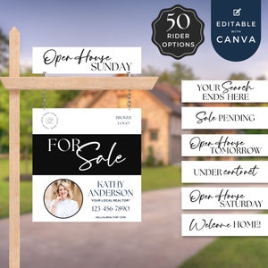 Real Estate Yard Sign, for Sale Yard Sign, Real Estate Marketing ...