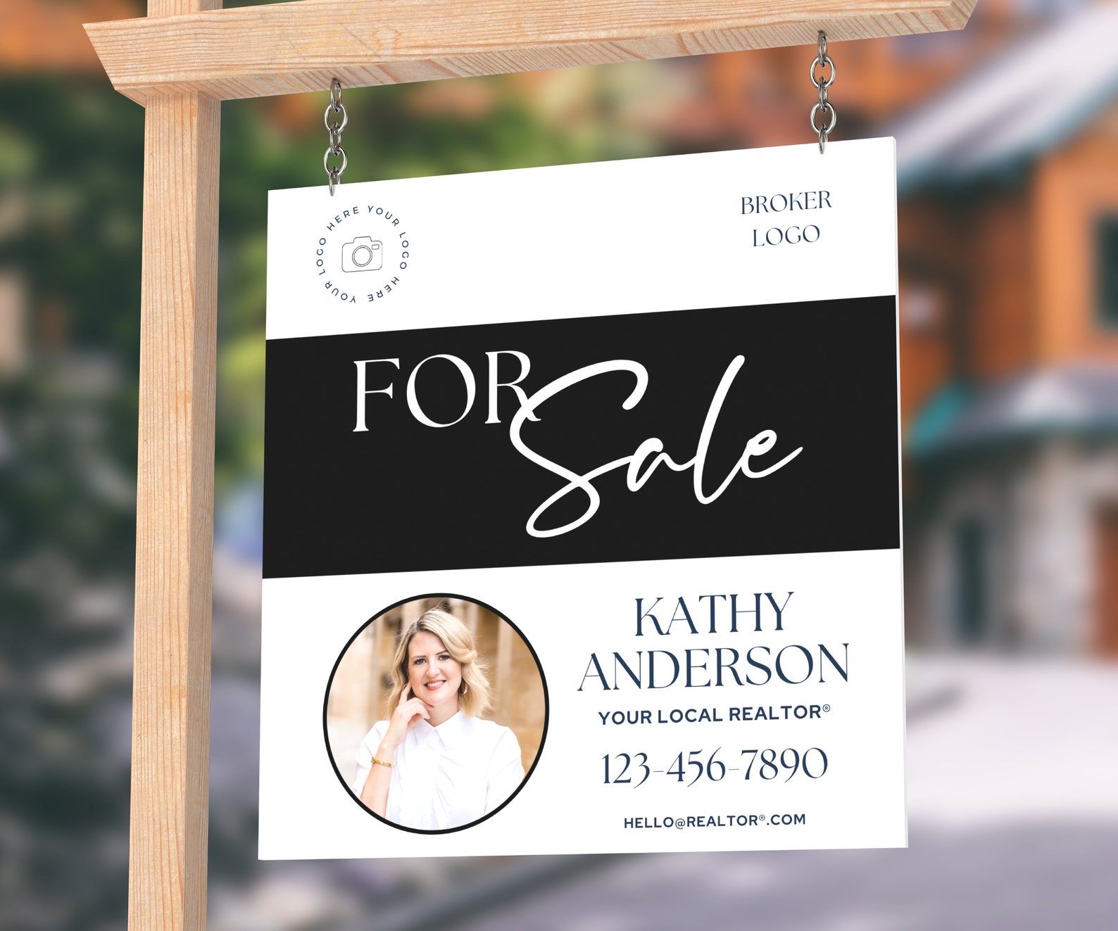 Real Estate Yard Sign, for Sale Yard Sign, Real Estate Marketing ...