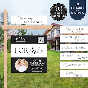 Real Estate Yard Sign, for Sale Yard Sign, Real Estate Marketing ...