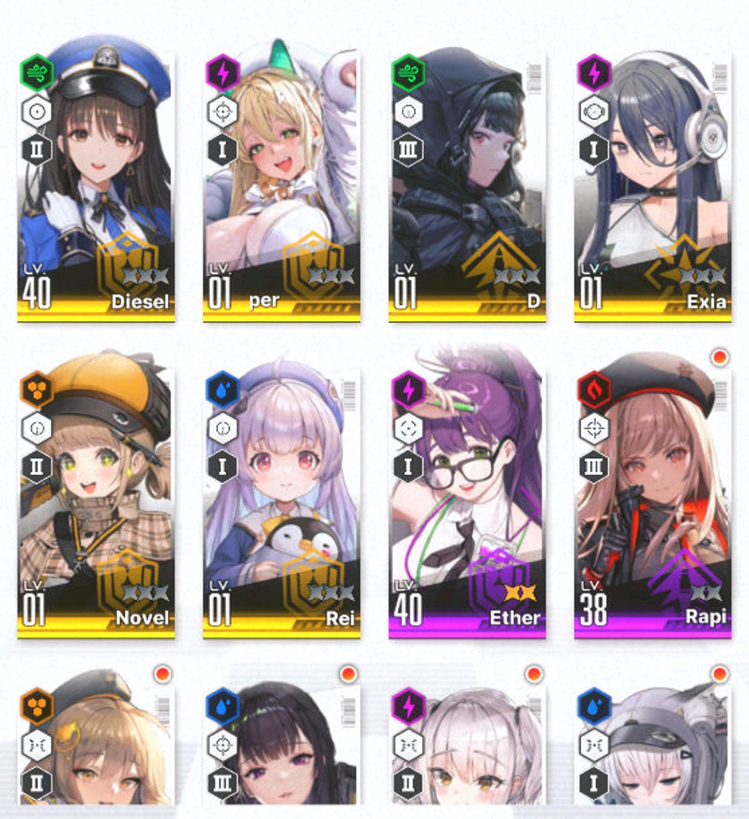 NA Goddess of Victory Nikke 5SSR Winter - Etsy