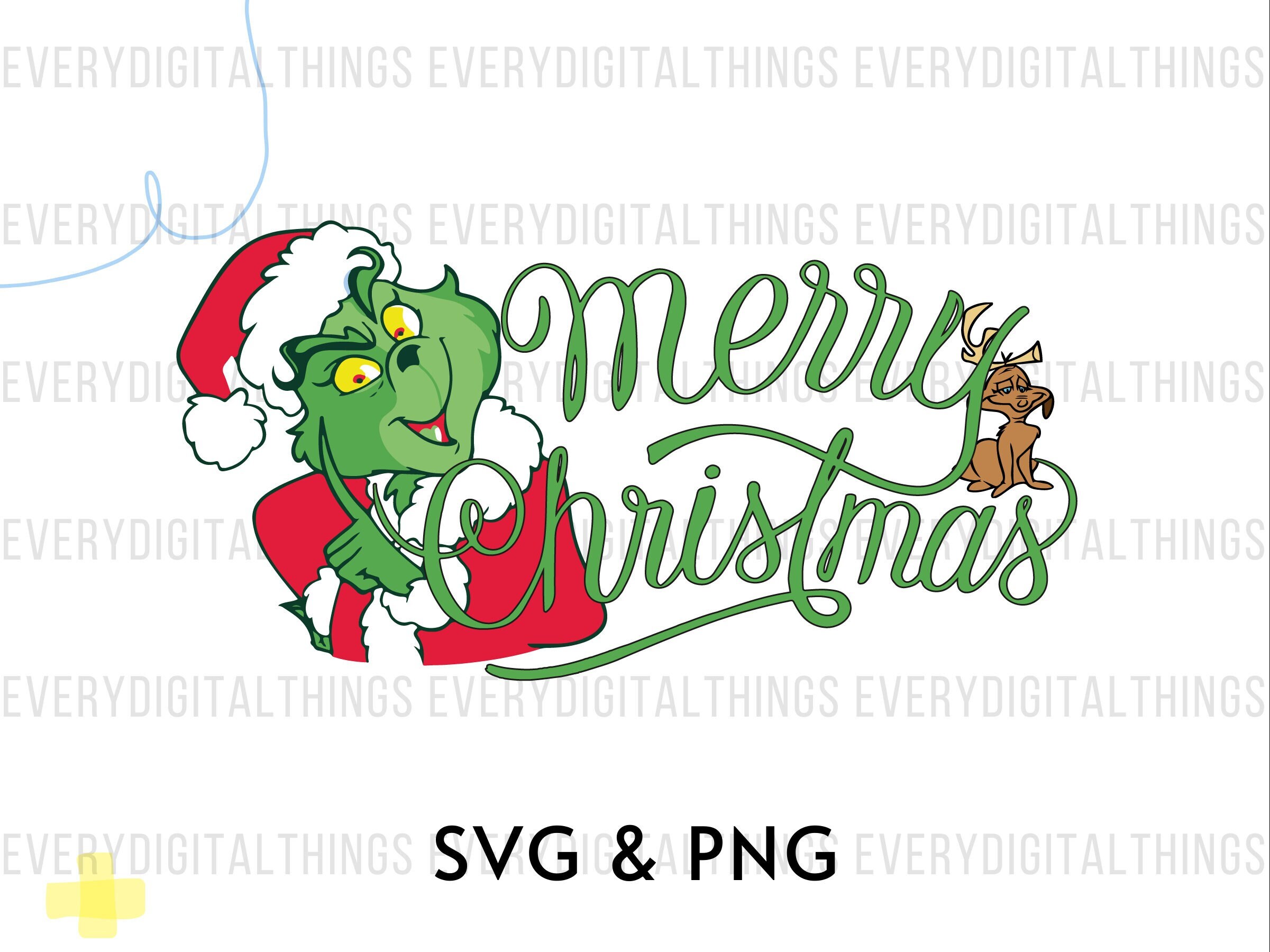 Merry Grinchmas SVG Grinch Sublimation Female Grinch - Etsy