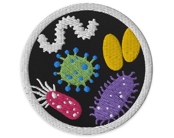 Friendly Bacteria Iron on Patch - Etsy UK