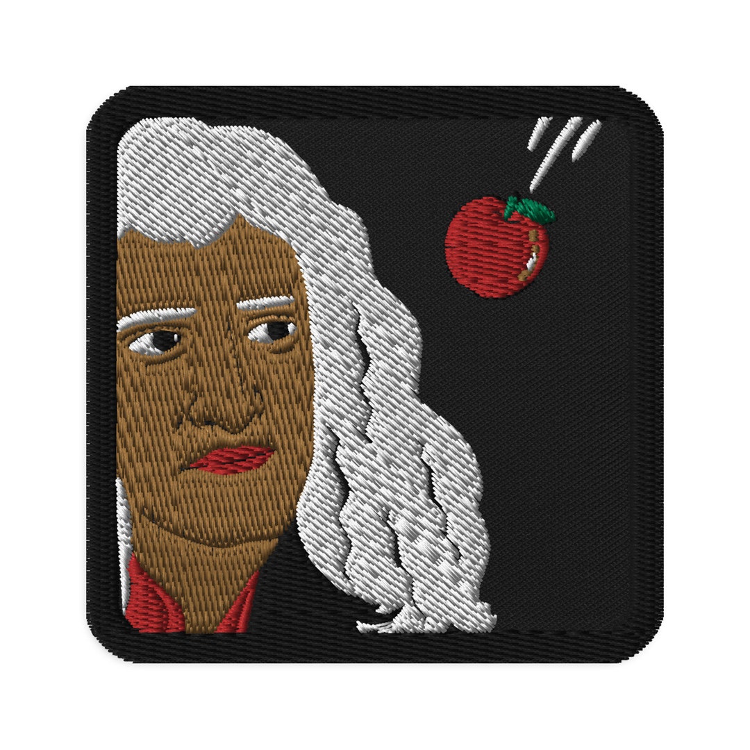 ISAAC _ NEWTON || Embroidered Patch (iron On/sew On) - Etsy