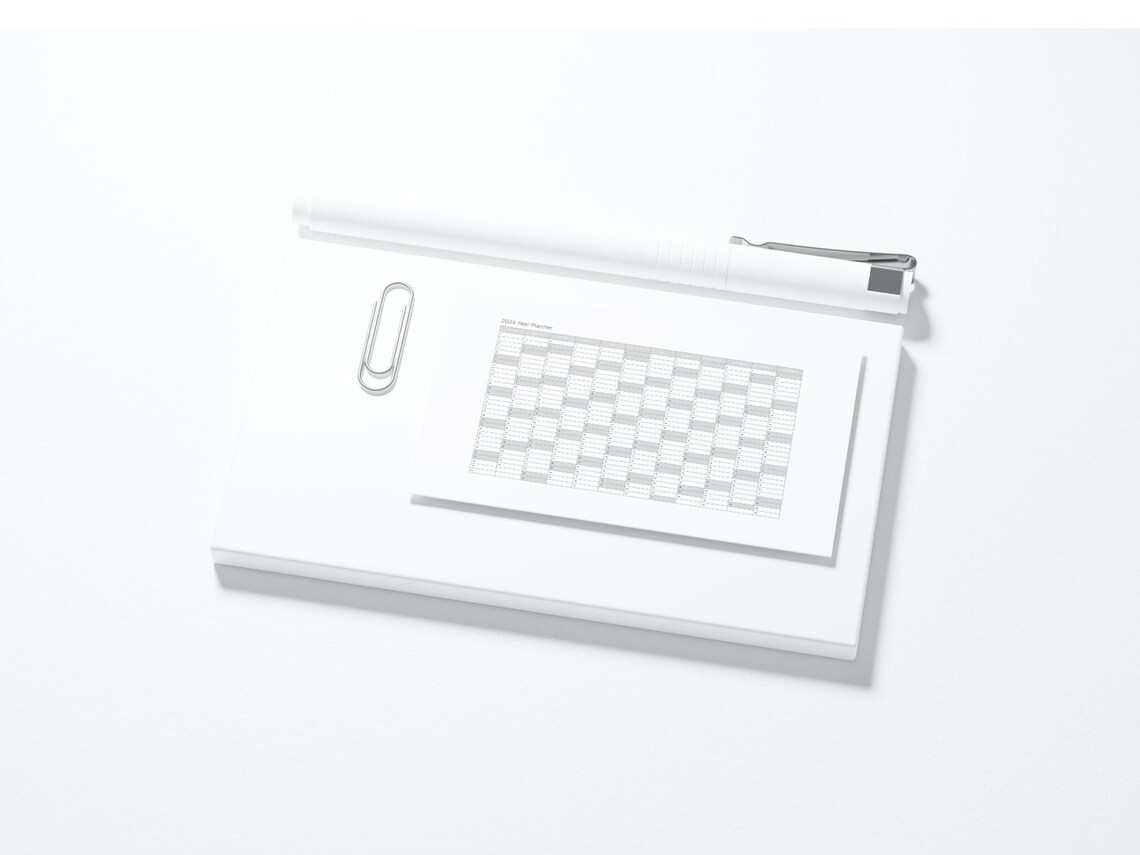 PRINTABLE 2024 Wall Calendar, Digital PDF Instant Download, 2024 Wall ...