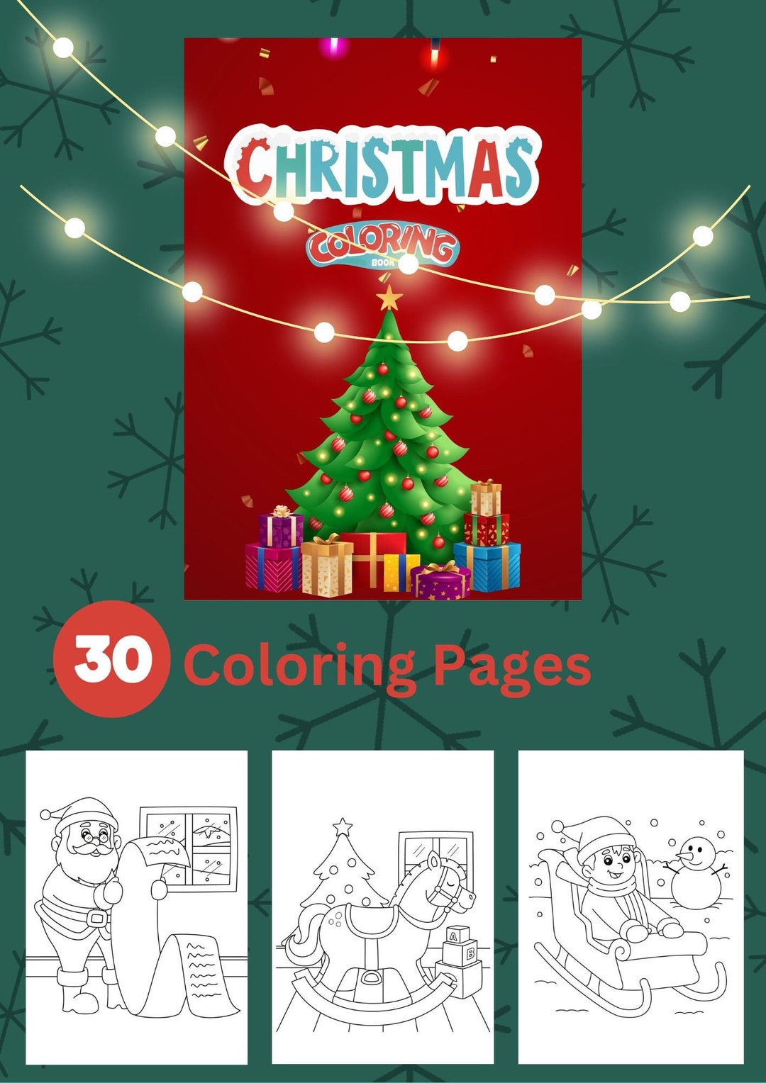 Christmas Coloring Pages, Kids Coloring Pages, Christmas Printable ...