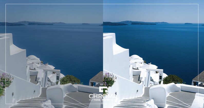 10 Greece Lightroom Presets | Desktop and Mobile | Santorini Presets ...