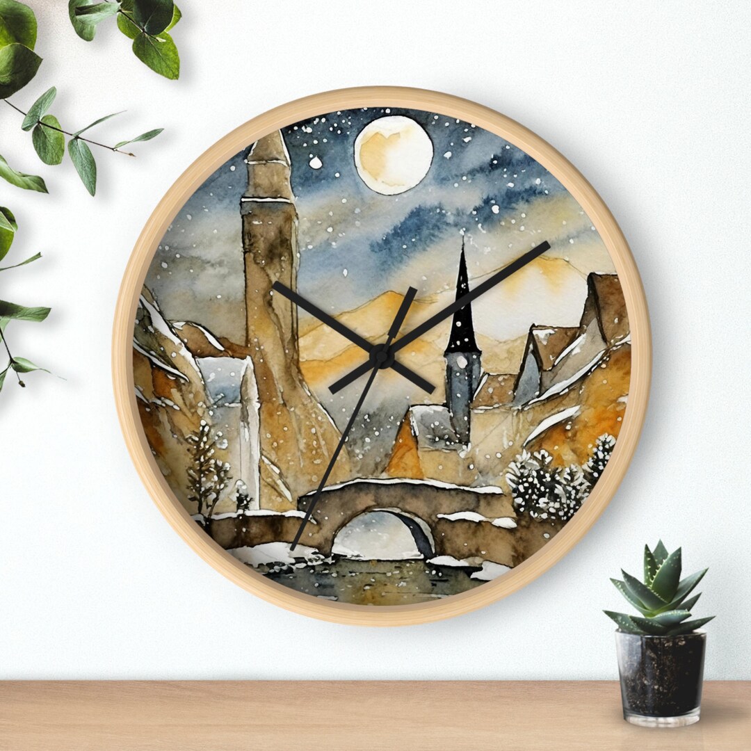 The Bridge Wall Clock - Etsy