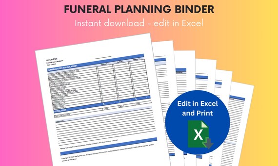 Estate Planning Worksheet Excel