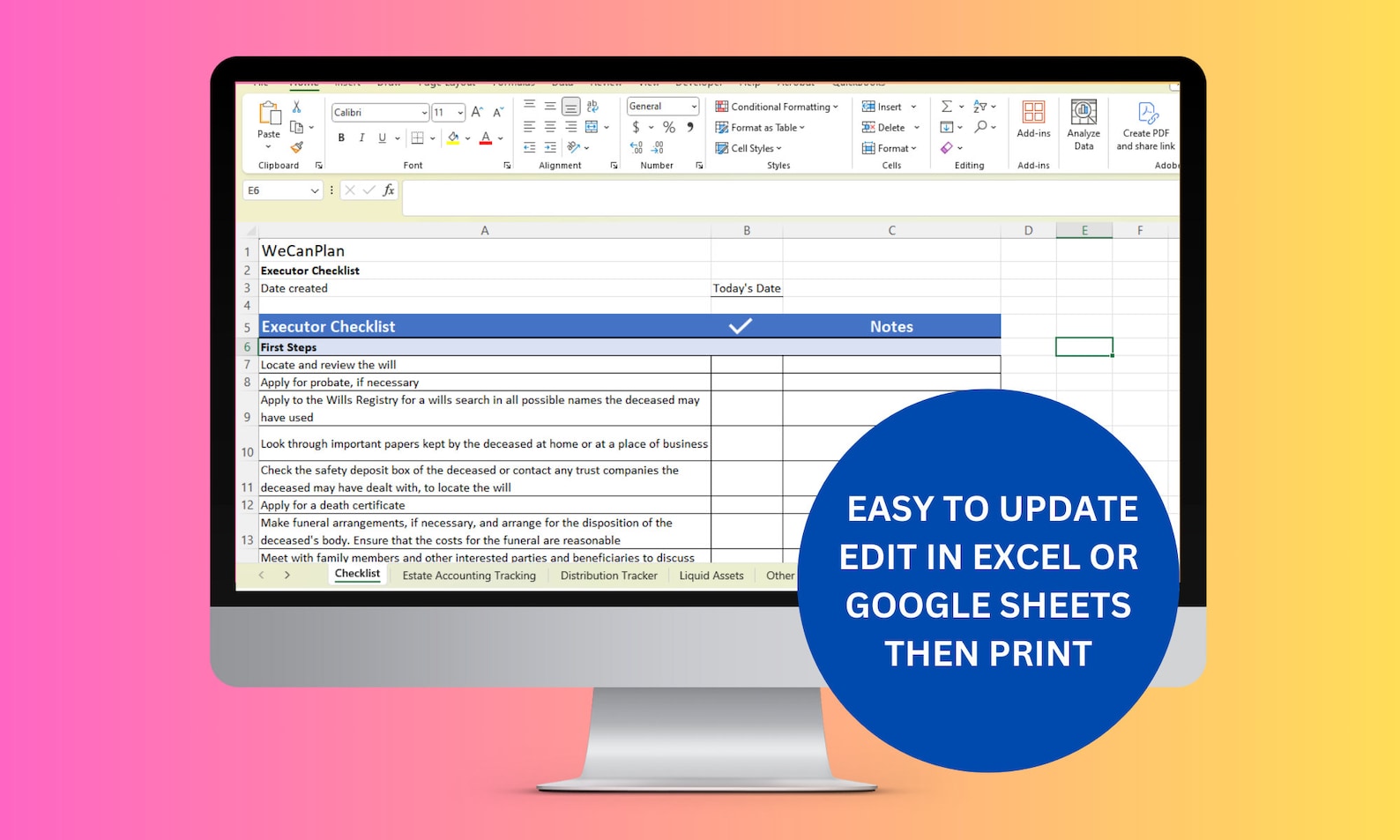 Executor Planning Binder: Estate Checklist & Inventory (USA Content ...