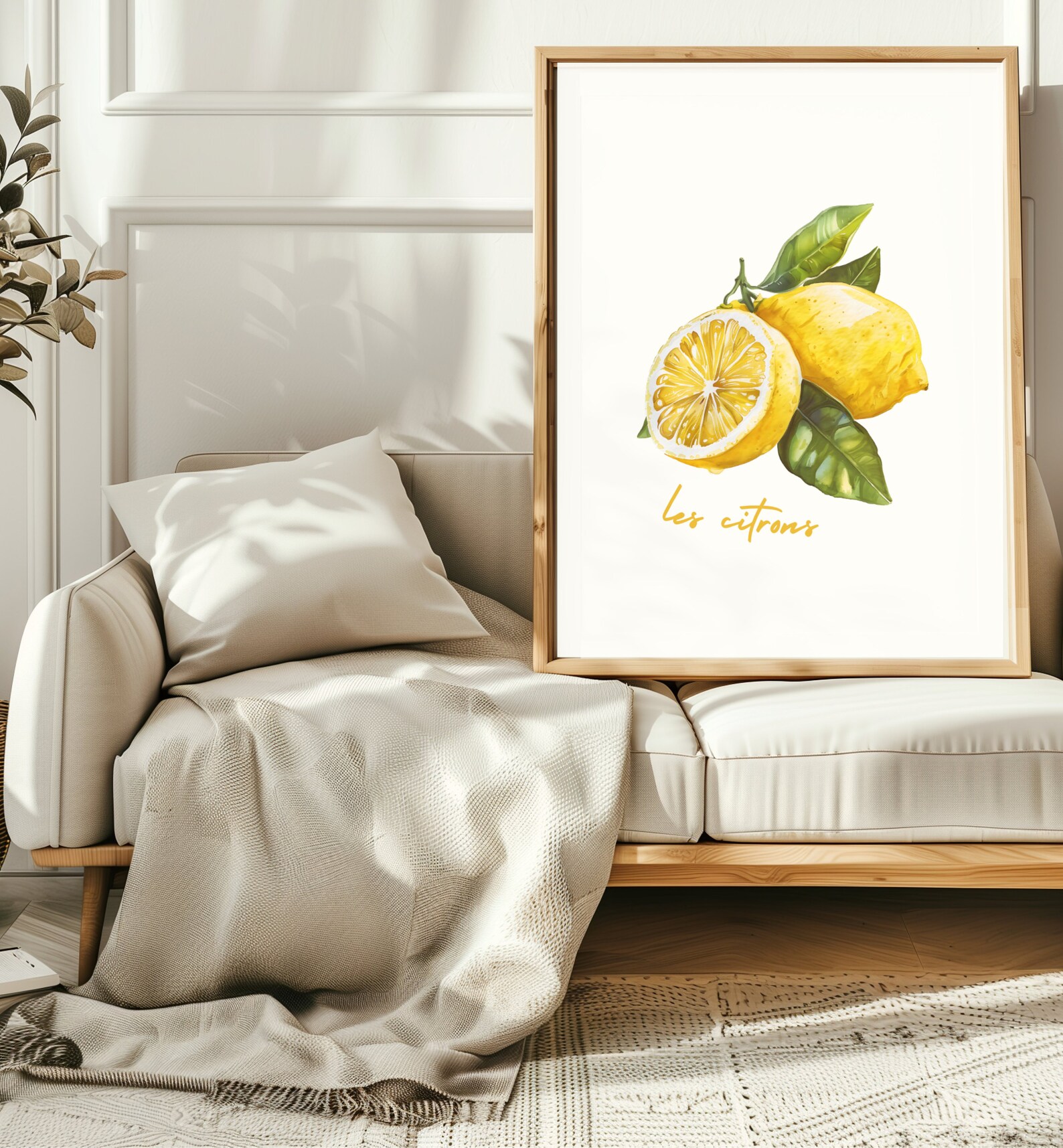 Lemons Poster Lemon Wall Art Lemon Print Les Citrons Wall Art Lemons ...