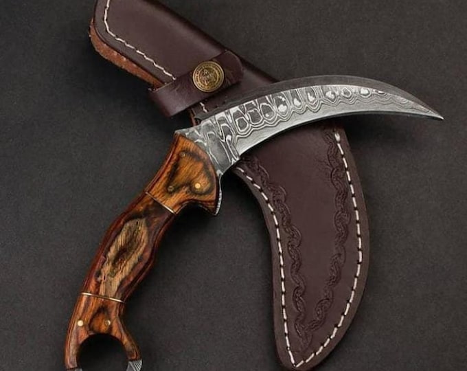 Karambit ROBOCOP, Steel D2 Like GLASS, Shiny Steel, Scorpion, Claw ...