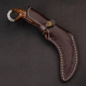 Custom Handmade Damascus Steel Karambit Best Gift for Christmas Day - Etsy