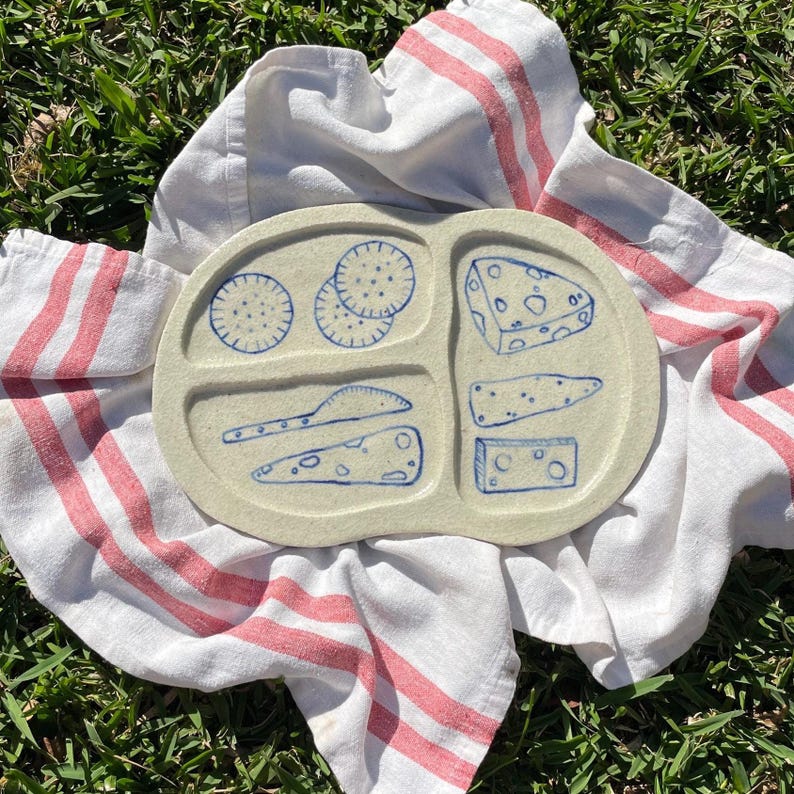 Ceramic Snack Plate Custom Order, Choose Your Favourite Snacks to ...