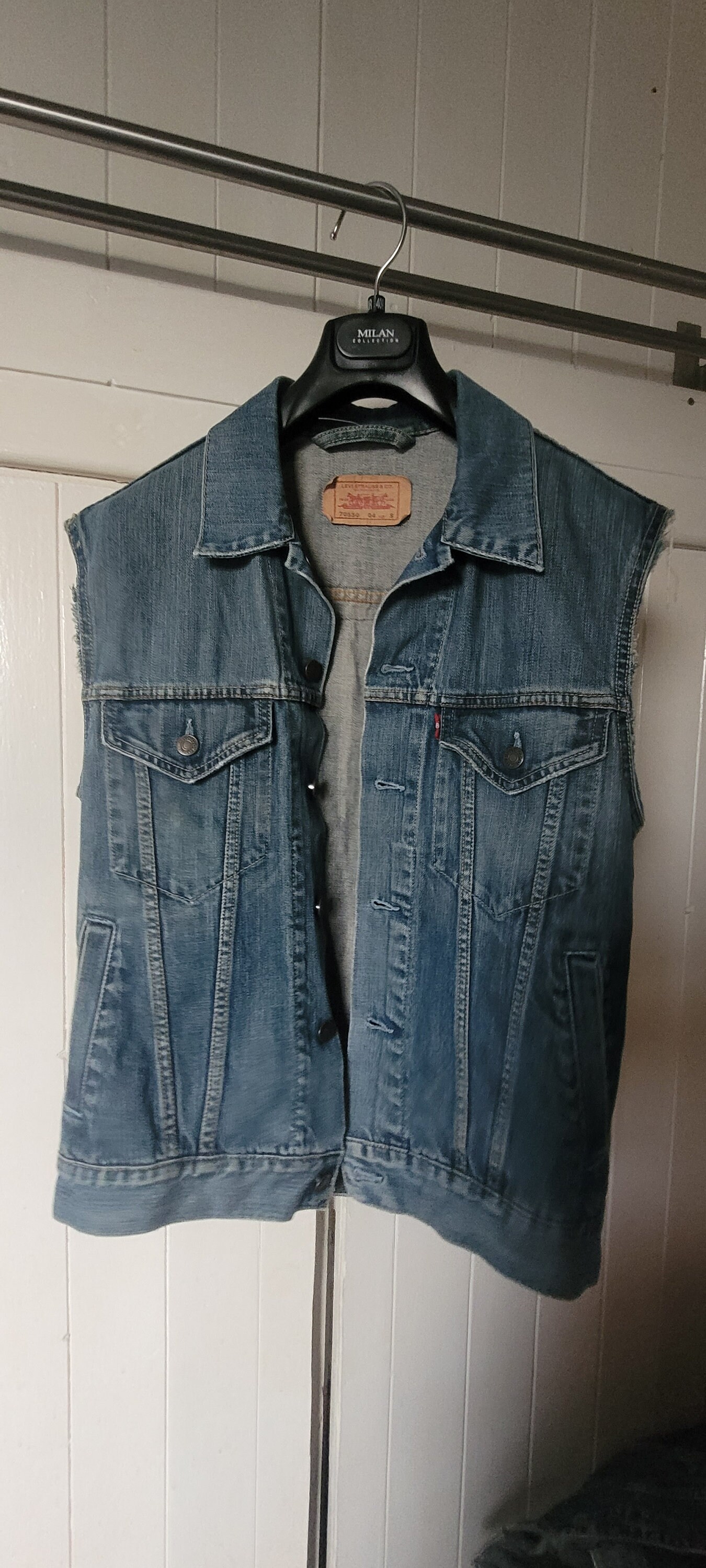 Levis Iron Maiden Denim Waistcoat - Etsy
