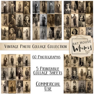 The Vintage Photo Collection Bundle 1 - 560 Designs & Printables, Junk ...