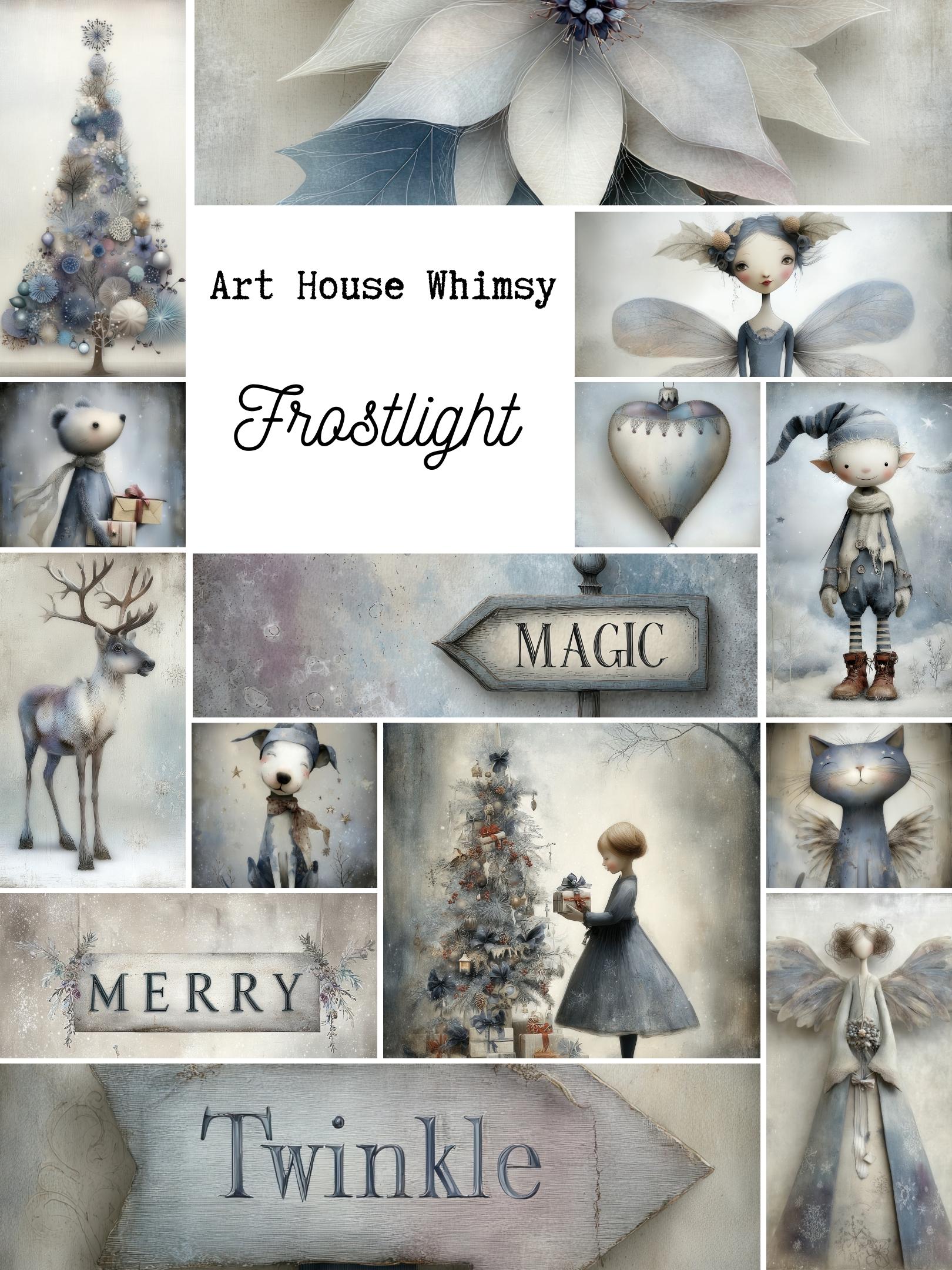 Frostlight: Magical Christmas Winter Kit, 4 Sizes, CU, (digital Jpegs 8 ...