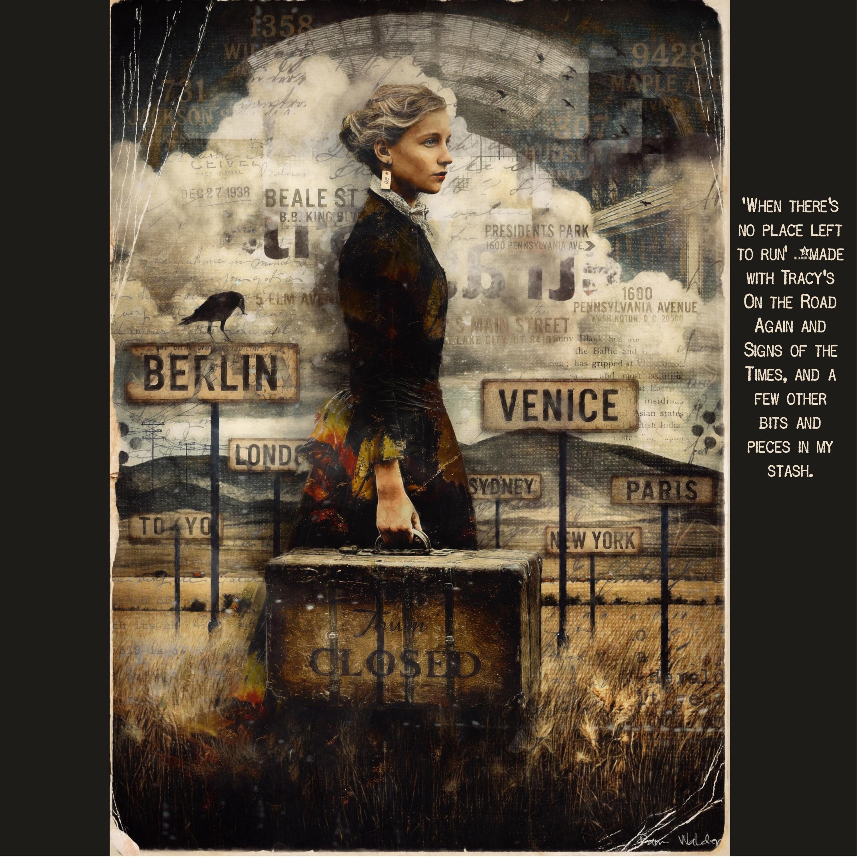 On the Road Again 1: Vintage Traveller Ephemera, Junk Journal Images ...