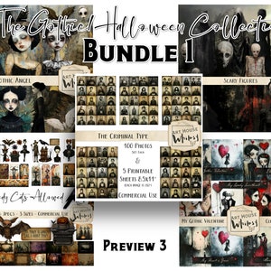 The Gothic Halloween Collection-bundle 1 - 731 Items & Printables ...