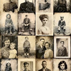 The Vintage Photo Collage Collection-part 3 - 60 Large Images & 11 ...