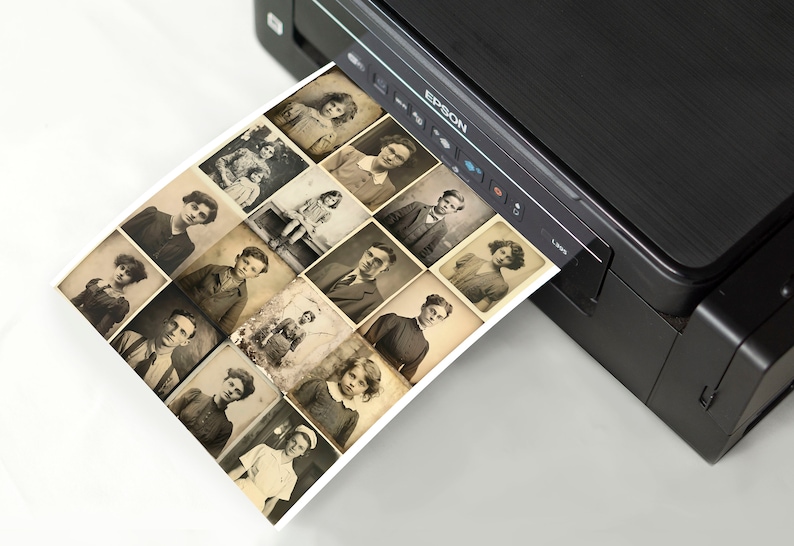 The Vintage Photo Collage Collection 3: 60 Large Images (digital Art ...