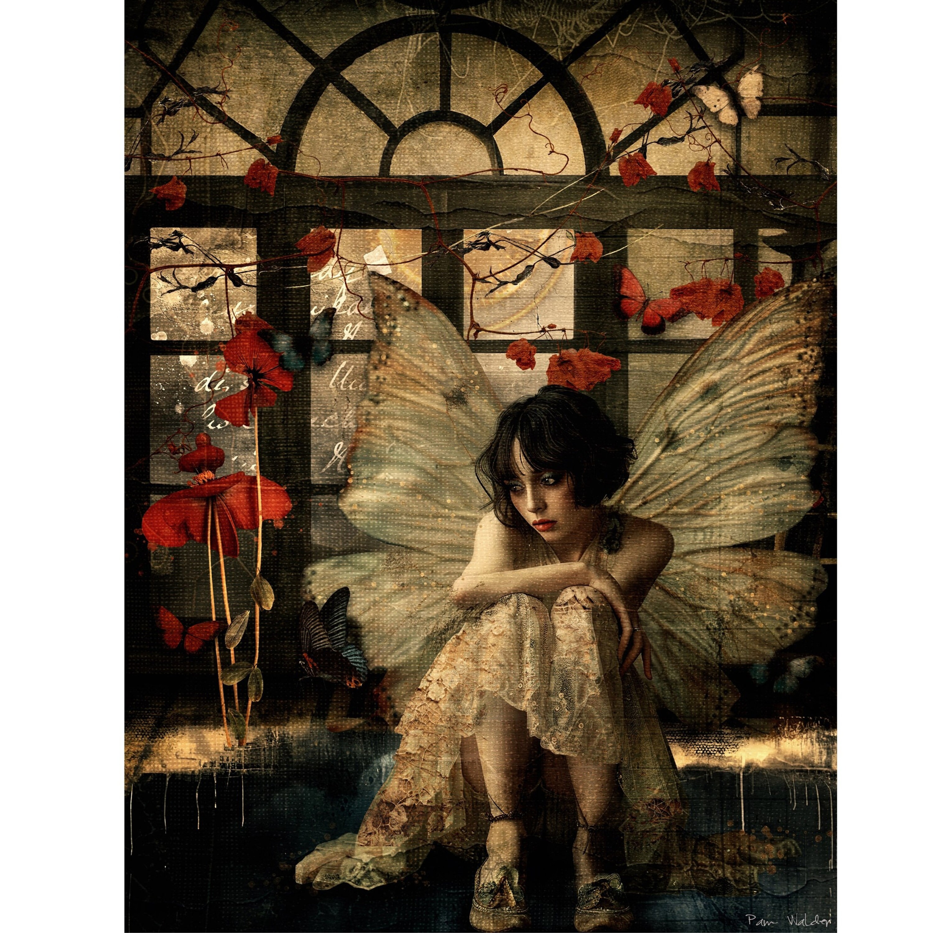Winged Fairy Portrait Art: Ladies & Girls, Commercial Use (digital Art ...