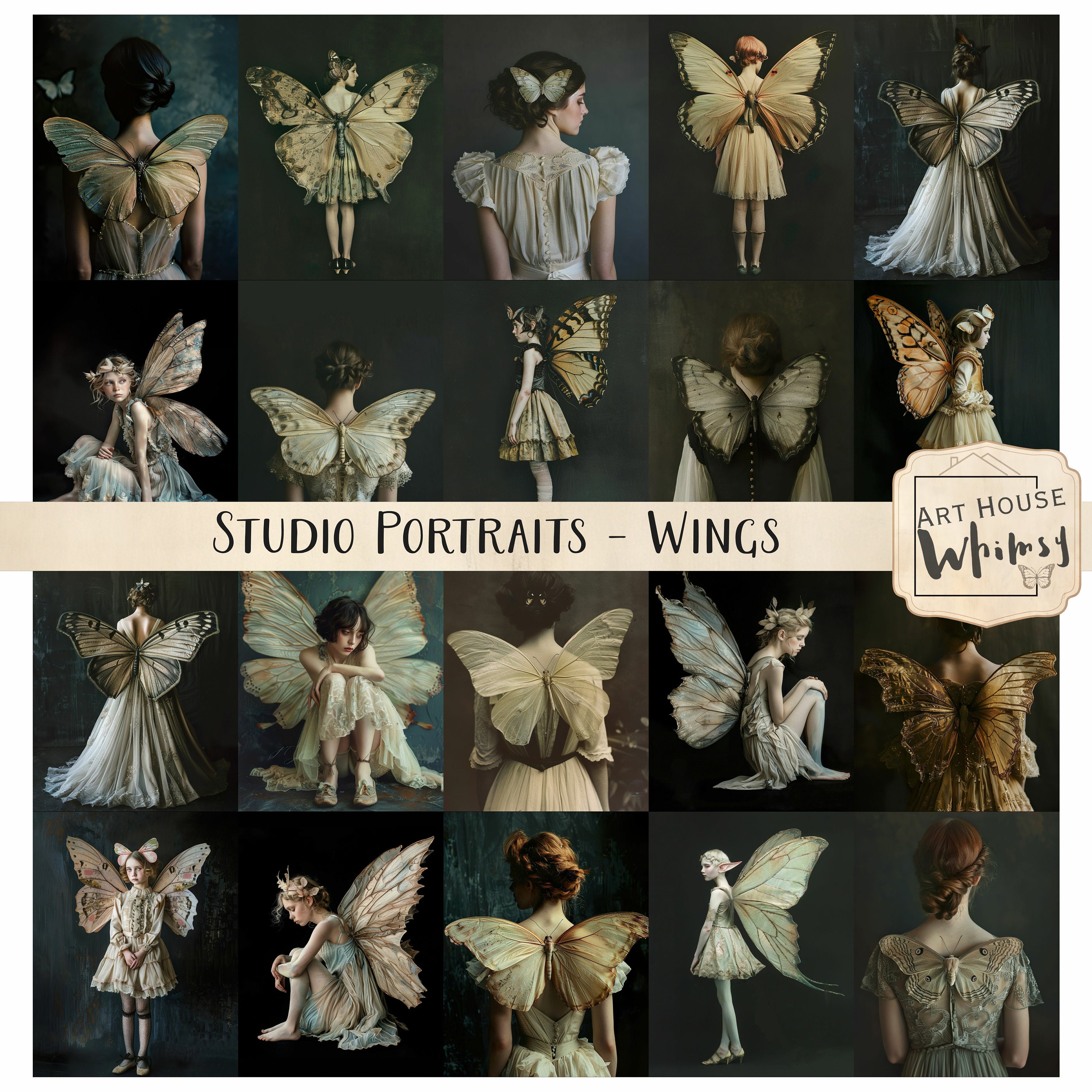 The Vintage Photo Collection Bundle 3 - 394 Designs & Printables, Junk ...