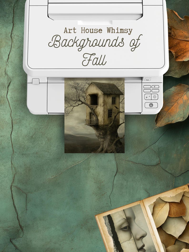 Dark Moody Autumn Backgrounds: Surreal Fall Textures (digital Download ...
