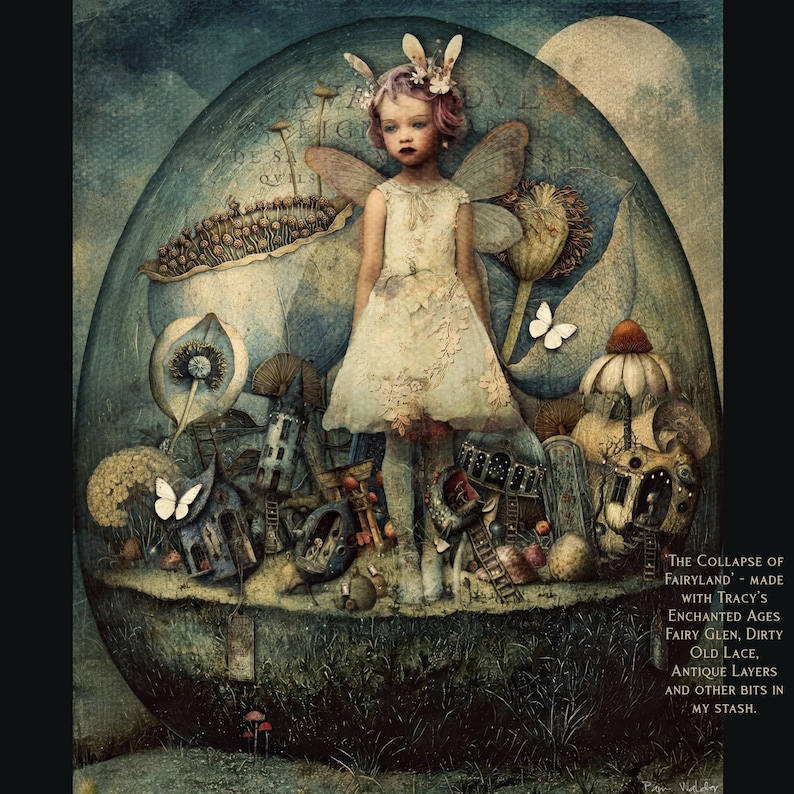 Enchanted Ages-fairy Glen: Digital Art Kit, Whimsical Fairies & Florals ...