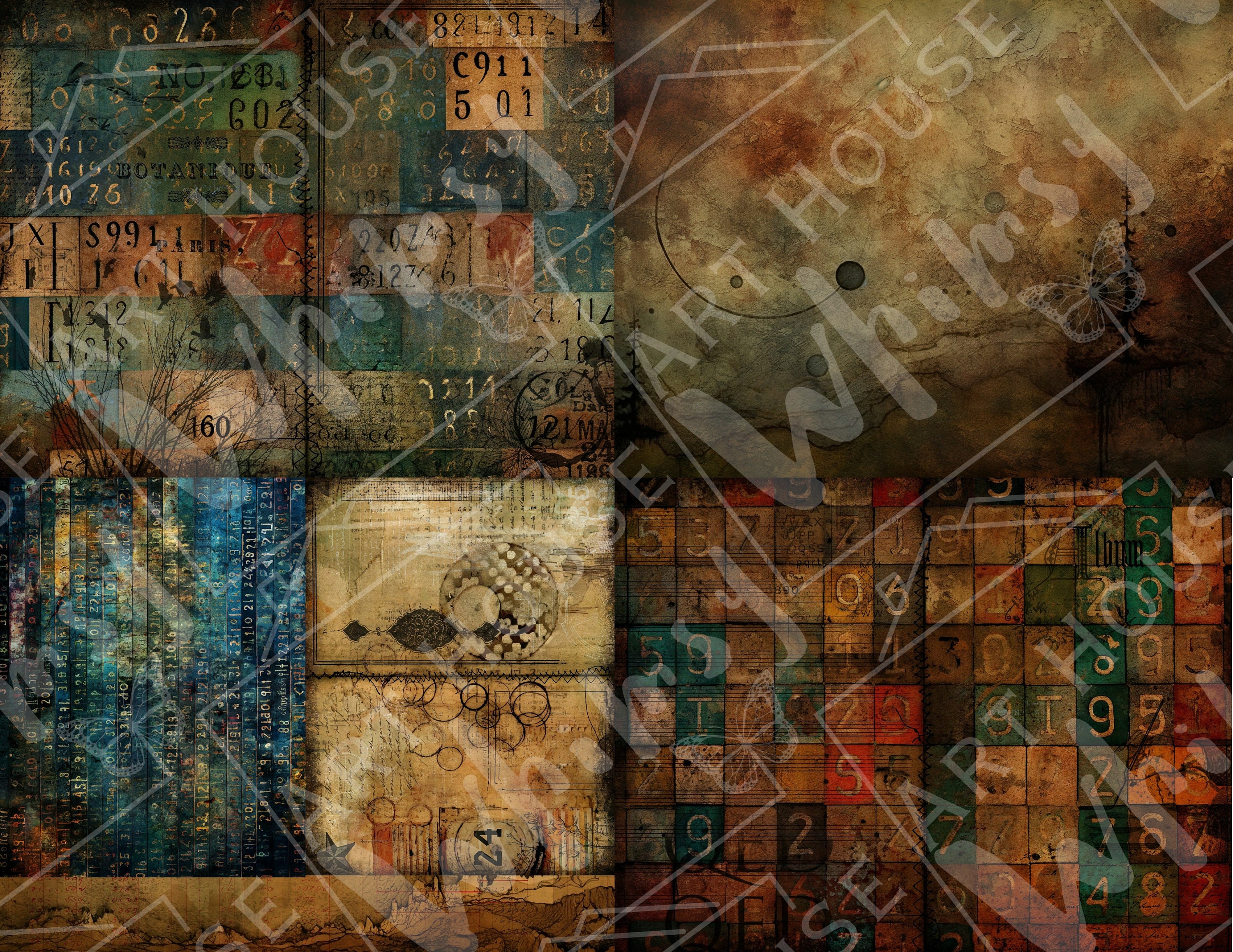The Eclectic Daydreamer Printable Collection: Dark Grunge Vintage ...