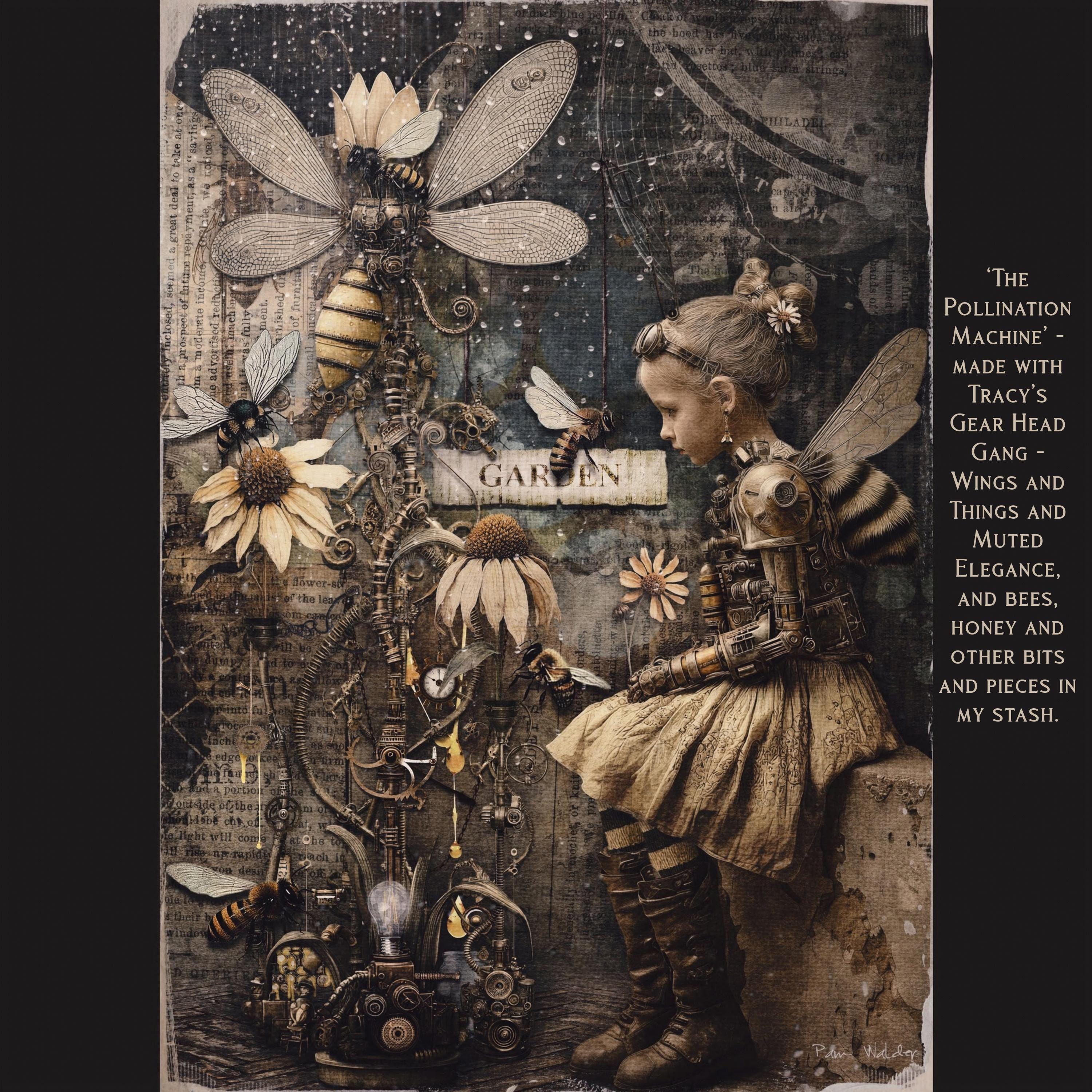 Gear Head Wings & Things: Steampunk Insect Art, (digital Download, CU ...