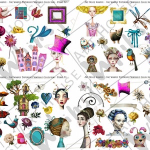 The Whimsy Emporium Printable Collection - 92 Printable Sheets of ...