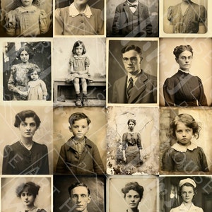 The Vintage Photo Collage Collection-part 3 - 60 Large Images & 11 ...