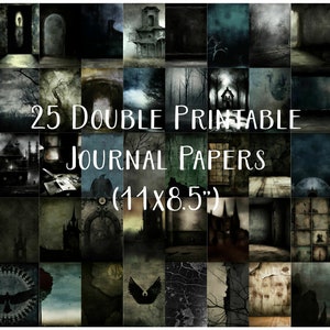 Gothic Halloween Digital Paper: Dark Creepy Backgrounds (digital ...