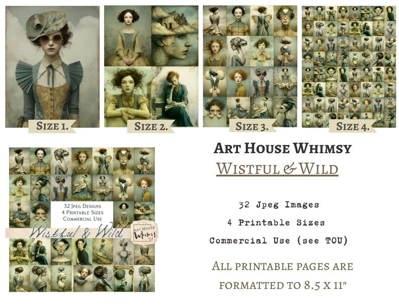 Wistful & Wild: Surreal Ethereal Portraits in Soft Turquoise and Gold ...