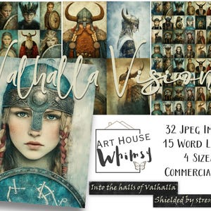 Valhalla Visions: Viking Norse People Images, Digital Art for Junk ...