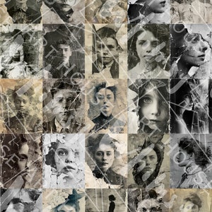 Tattered Vintage Chronicles 1: Distressed Vintage Photo Collection, 60 ...