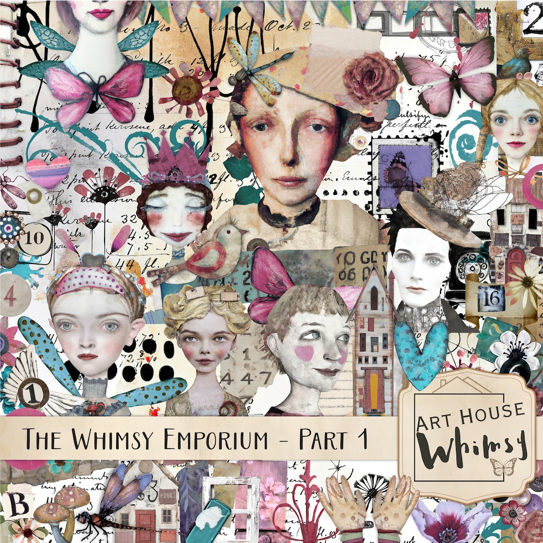The Whimsy Emporium Part 1 - Mixed Media Whimsical Digital Scrapbooking ...