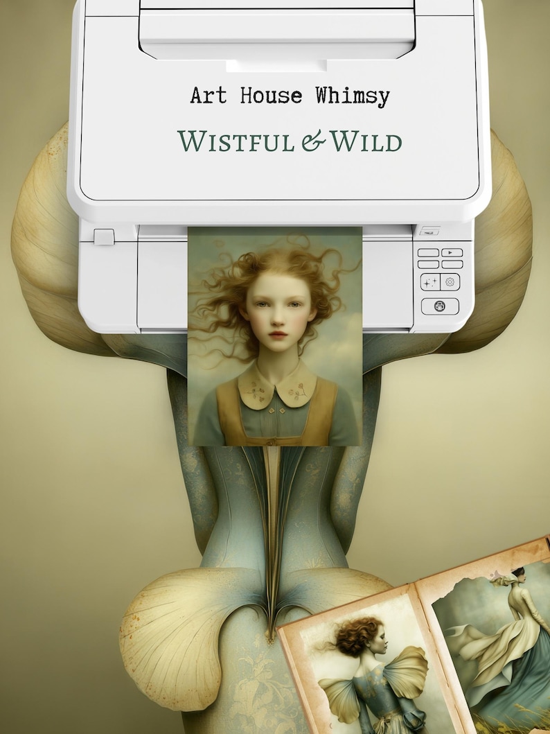 Wistful & Wild: Surreal Ethereal Portraits in Soft Turquoise and Gold ...