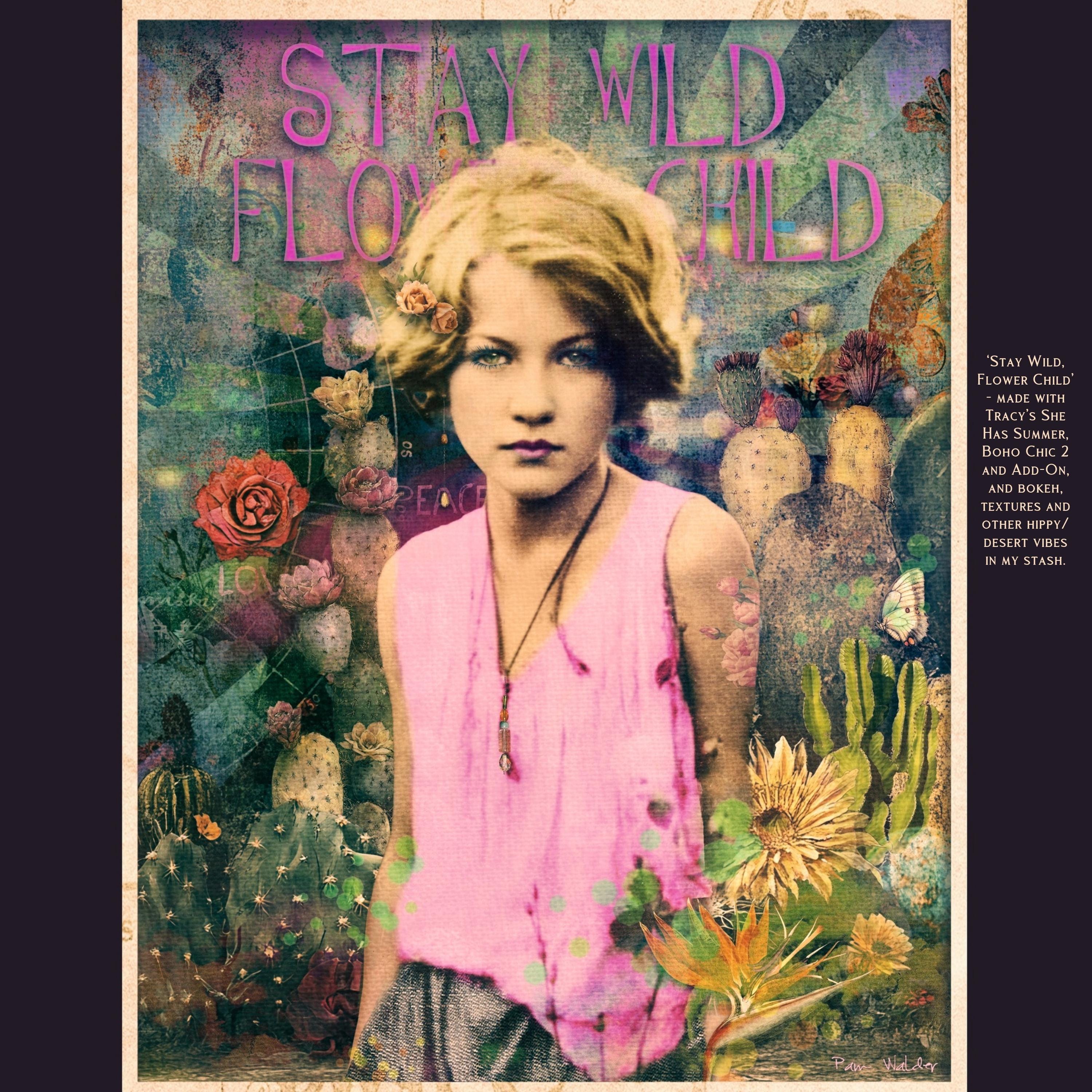 She Has Summer: Vintage Summer Sepia Girls, 64 Digital Art Images ...