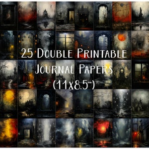Gothic Halloween Digital Paper: Dark Creepy Backgrounds (digital ...