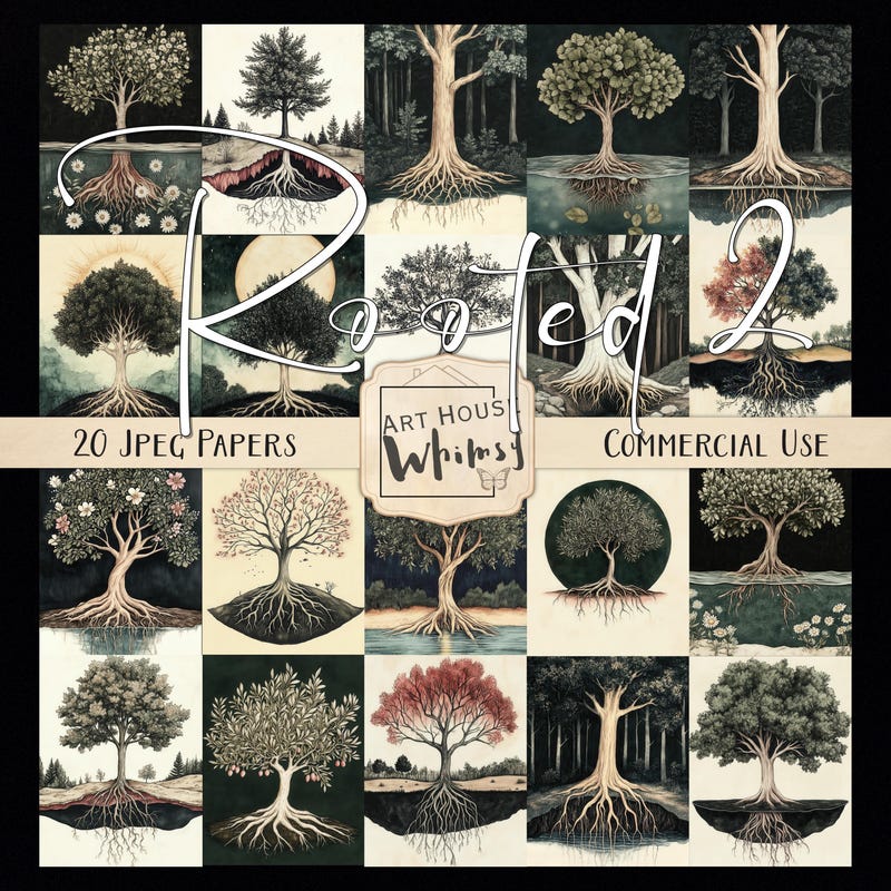 Genealogy Digital Papers - Etsy
