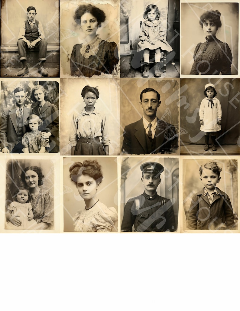 The Vintage Photo Collage Collection-part 3 60 Large Images - Etsy UK