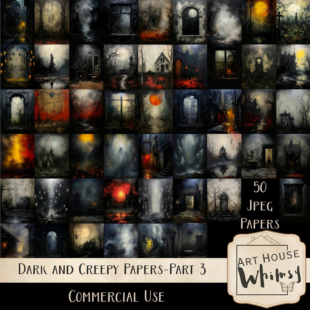Dark and Creepy Papers - Part 3 - 50 Gothic/halloween Backgrounds, 8 ...