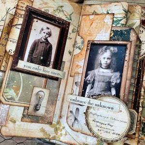 The Nature Journals Collage Collection - Grunge Style Nature Field ...