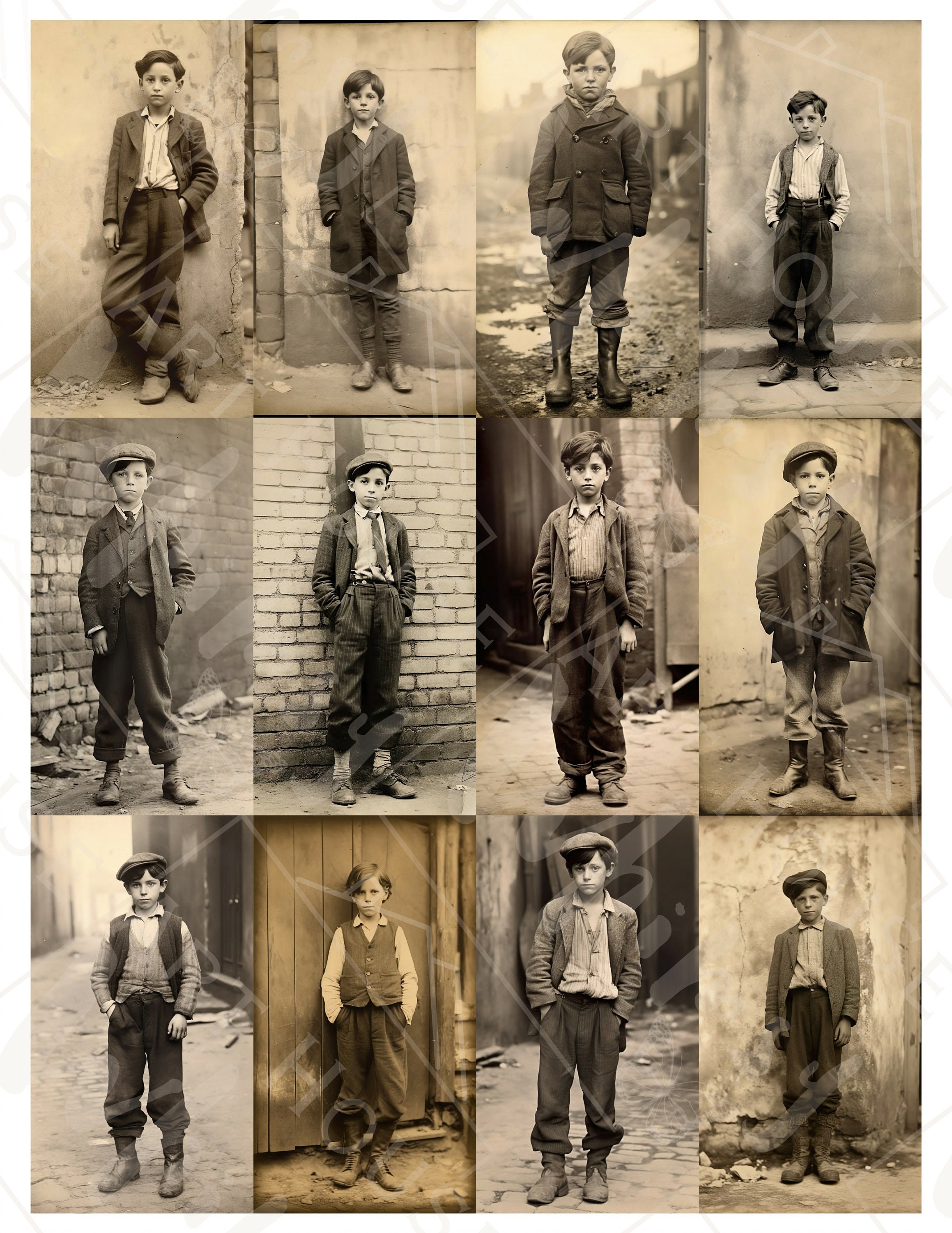 The Vintage Photo Collage Collection 1: 1930s Vintage Photo Collage Kit ...