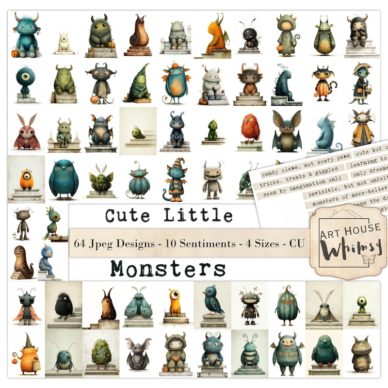 Little Monster Fantasy - Etsy UK